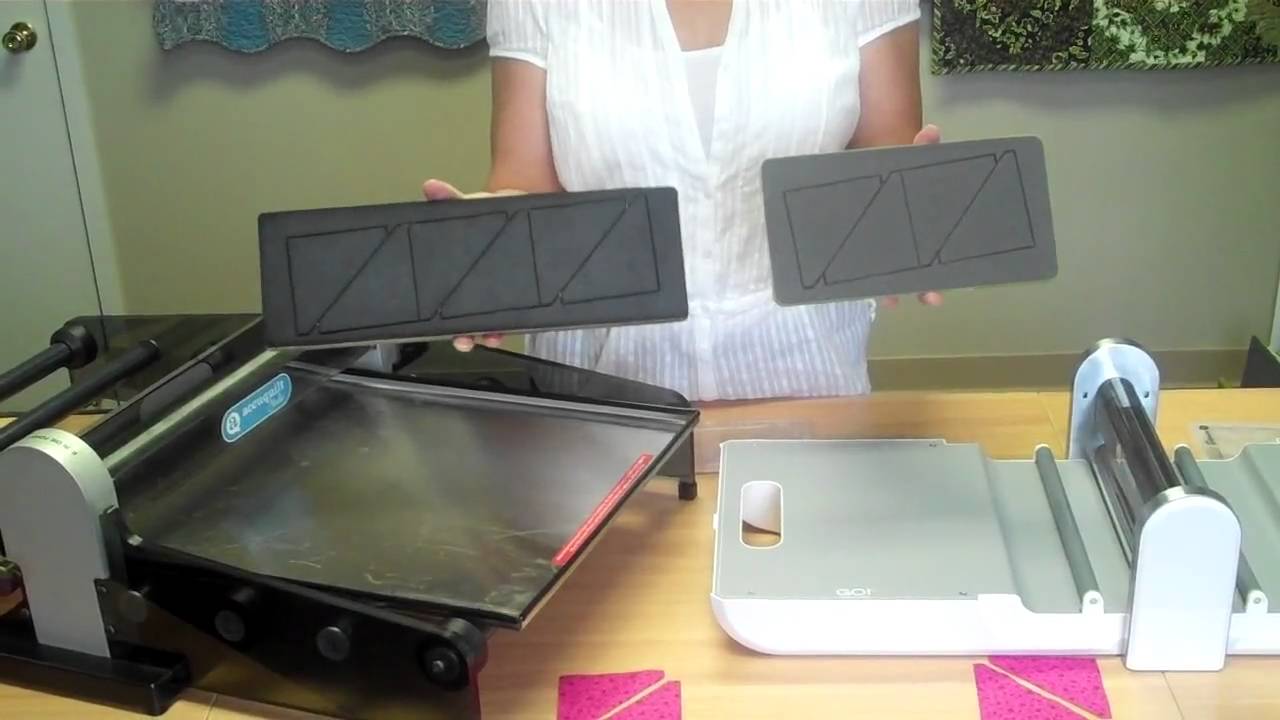 AccuQuilt GO! and Studio Fabric Cutter Comparison - YouTube
