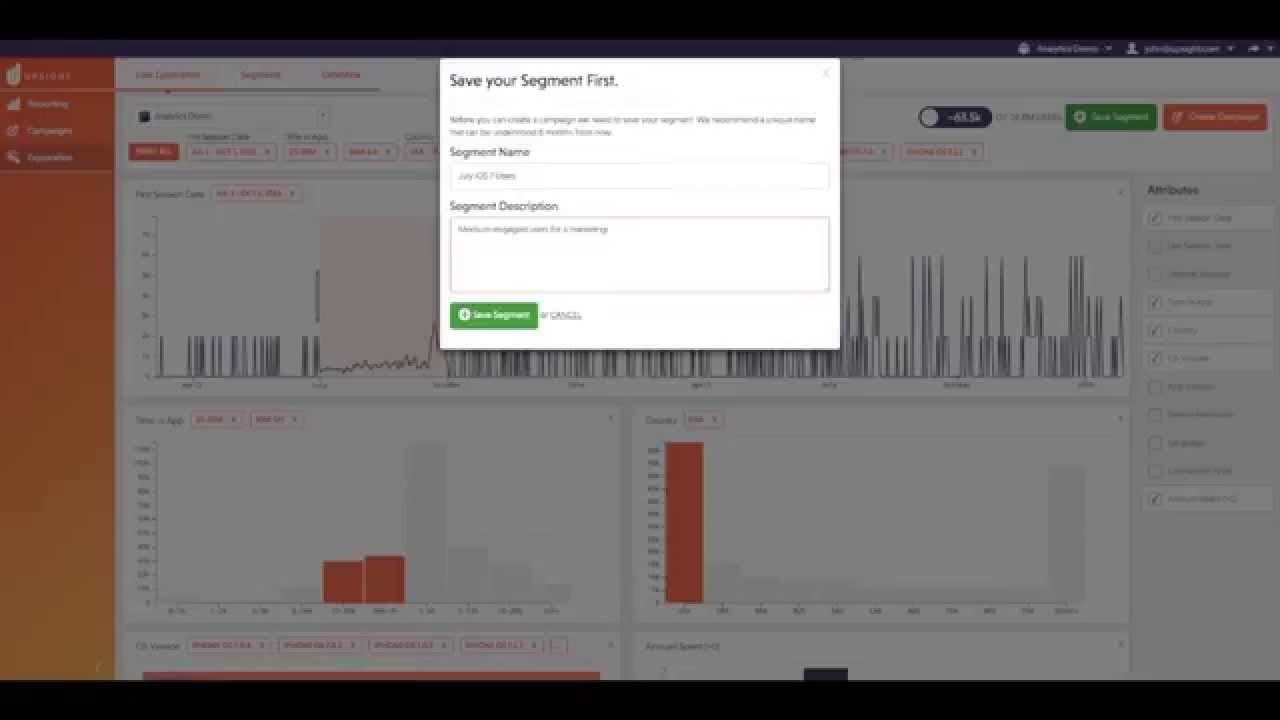 Upsight User Exploration (Product Demo) - YouTube