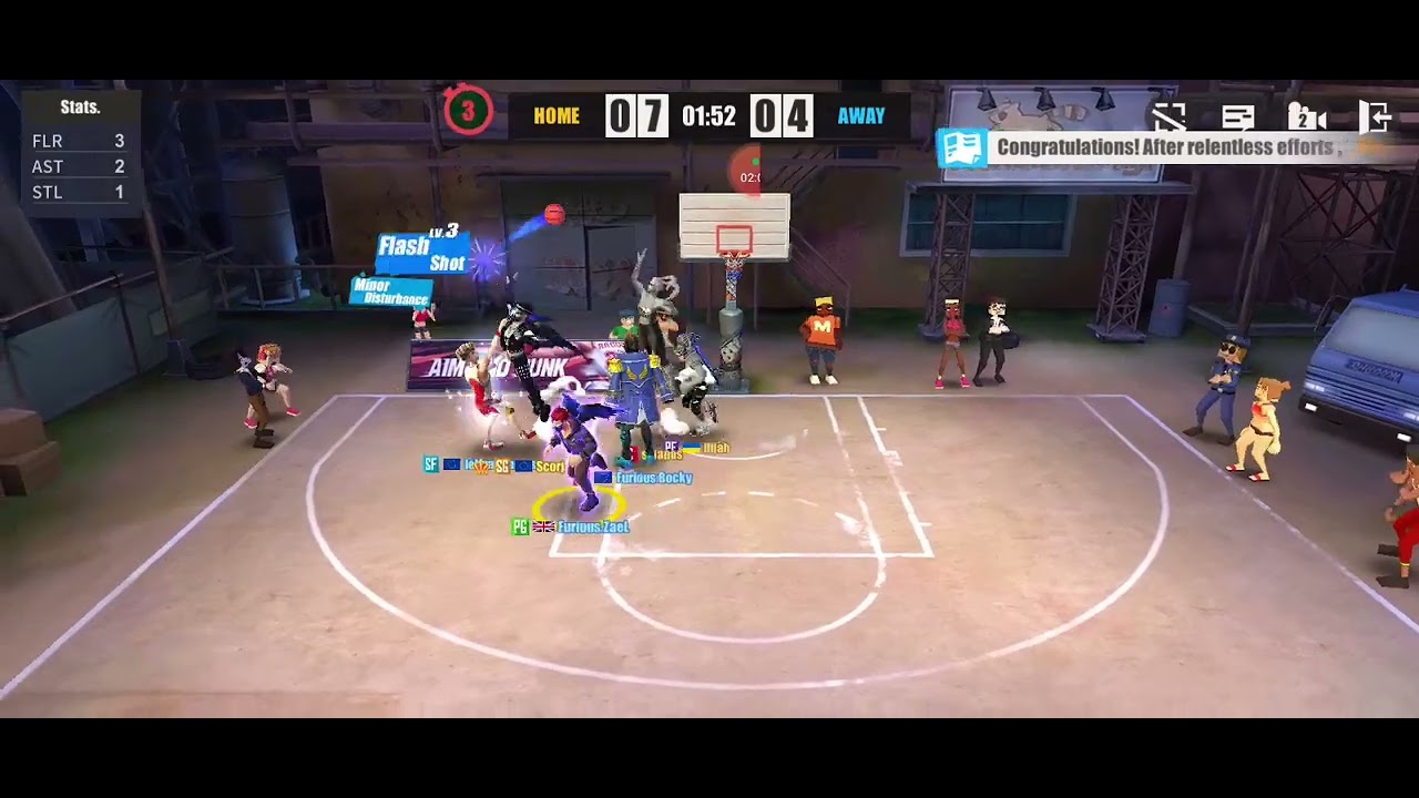 Albert makes assists and Randy scores Streetball Allstar - YouTube