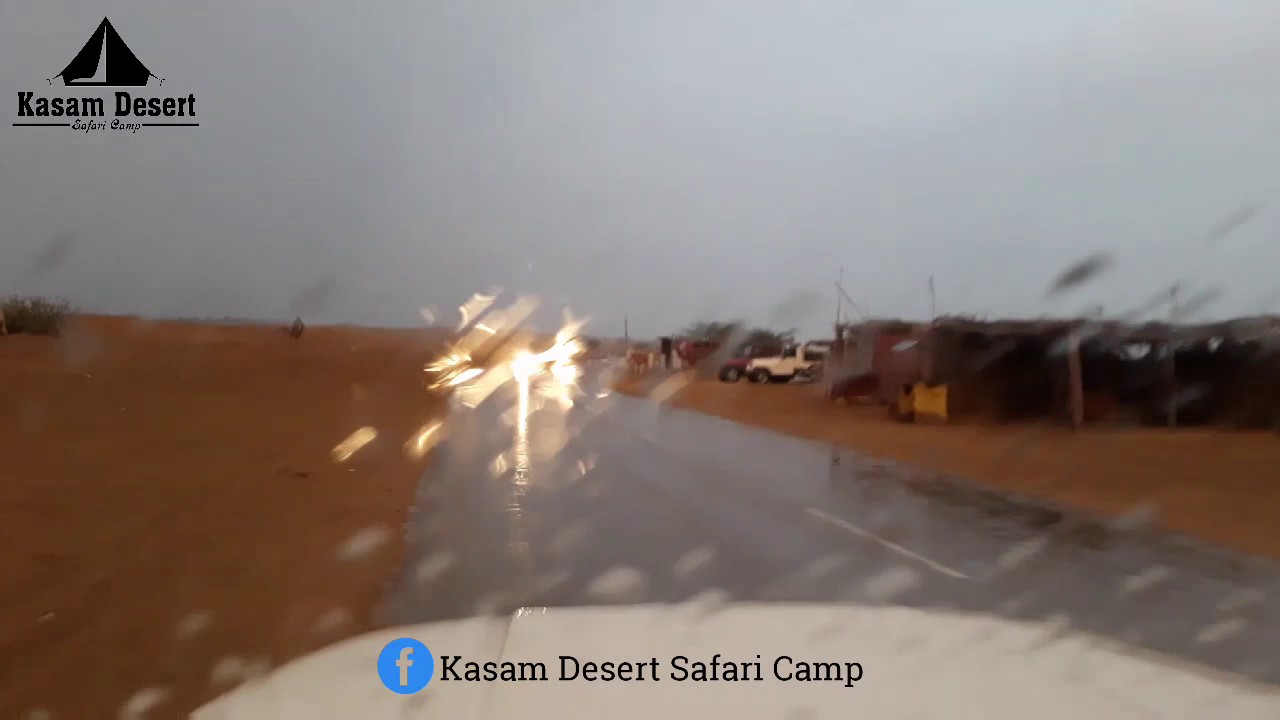 Rain In Thar Desert Jaisalmer - YouTube