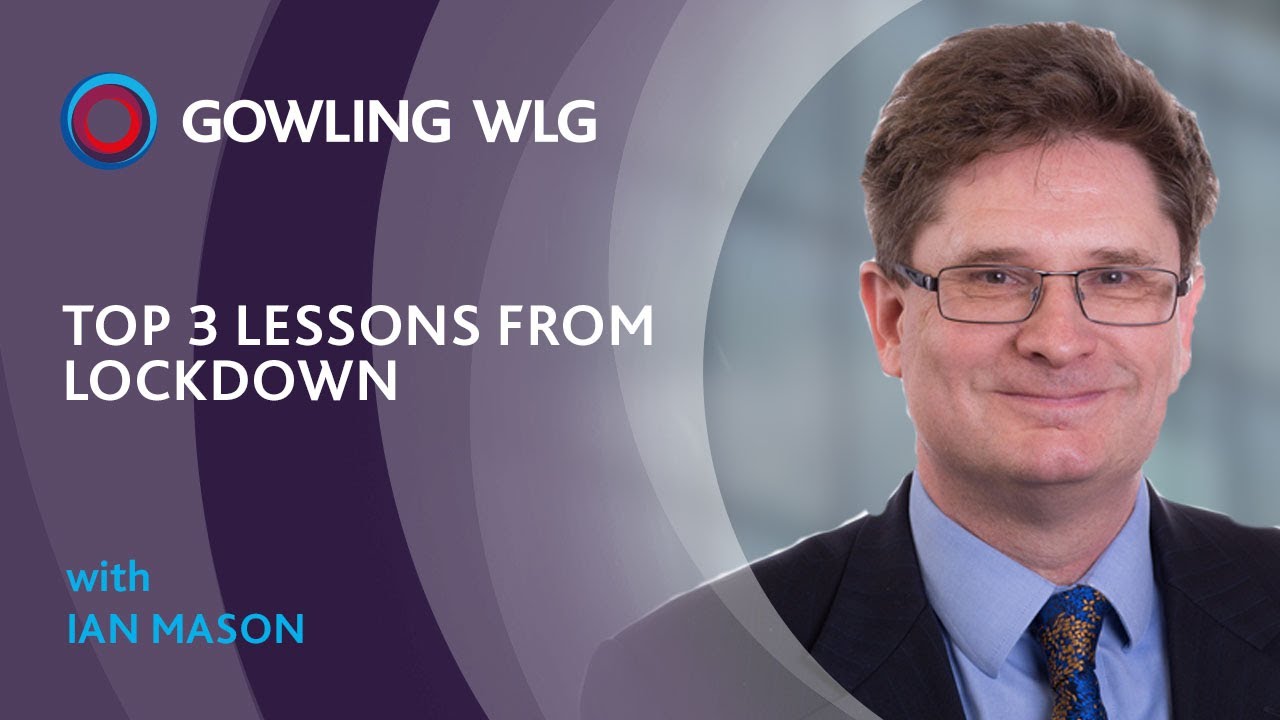 Ian Mason's Top 3 lessons from lockdown - YouTube