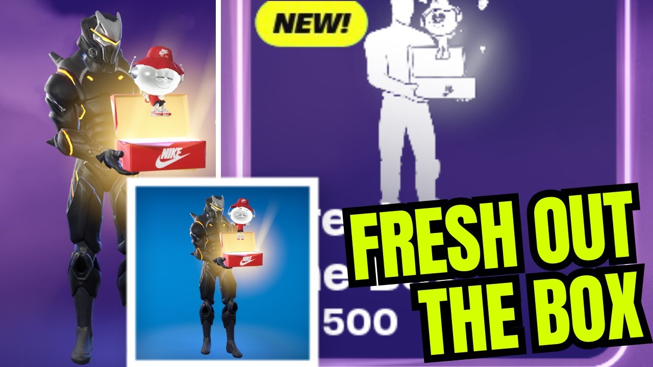 Fresh Out The Box Fortnite Emote Nike Dance *NEW* - YouTube