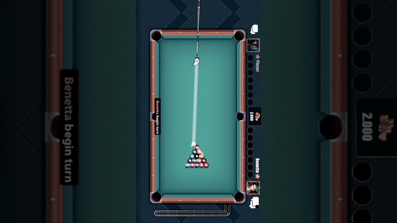 8 Ball Pool Break Shot || Amazing Tricks and Shots 🔥💯 #shorts ...