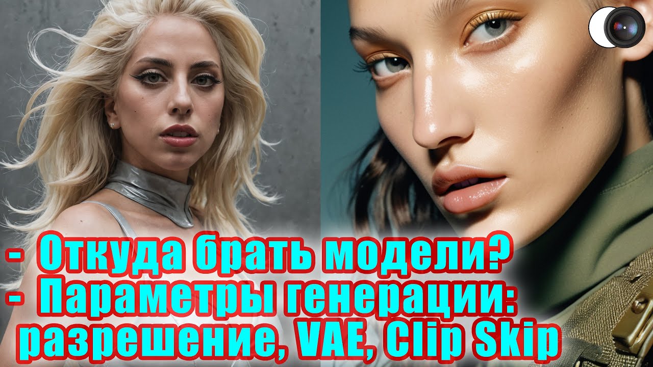 Параметры генерации Stable Diffusion: разрешение, VAE, Clip Skip - Модуль 1. Занятие 3 - Стив ...