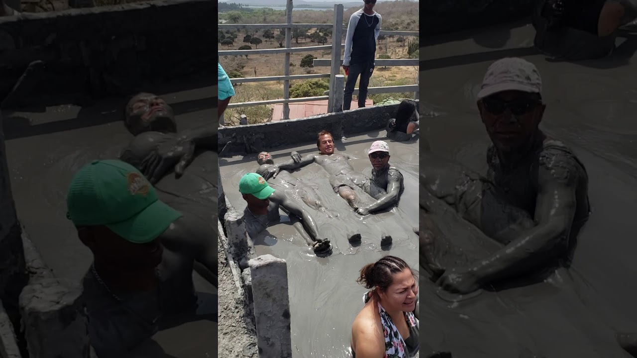 Mud Bath massage at El Totuma mud volcano. Pt1 - YouTube