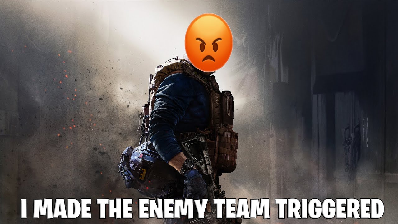 I MADE THE ENEMY TEAM TRIGGERED IN COD MW! - YouTube