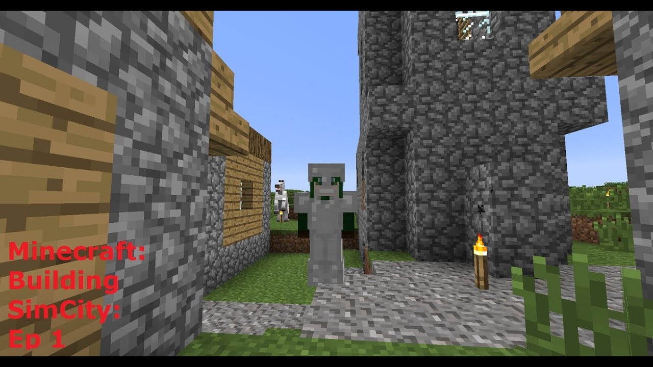 Minecraft: Building SimCity: Ep 1: What's it all about - YouTube