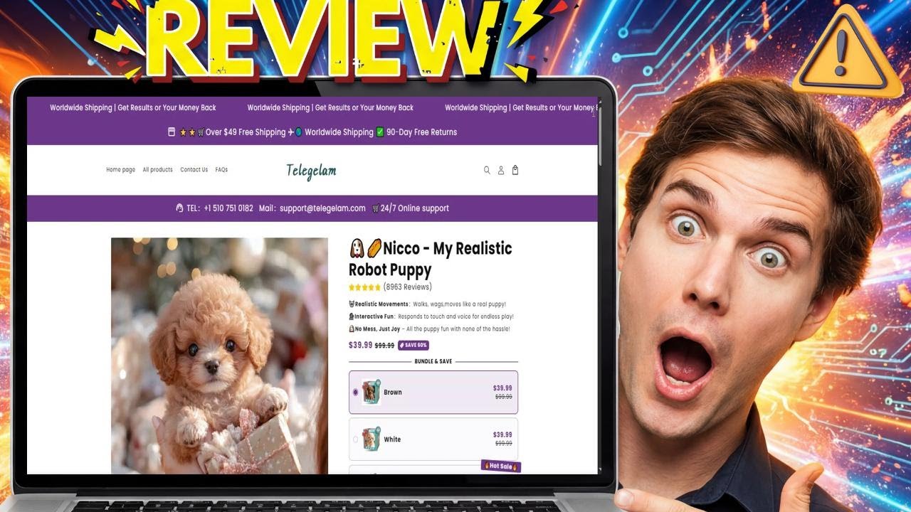 Nicoo Robot Puppy Review | AI Toy Dog Scam or Legit? - YouTube