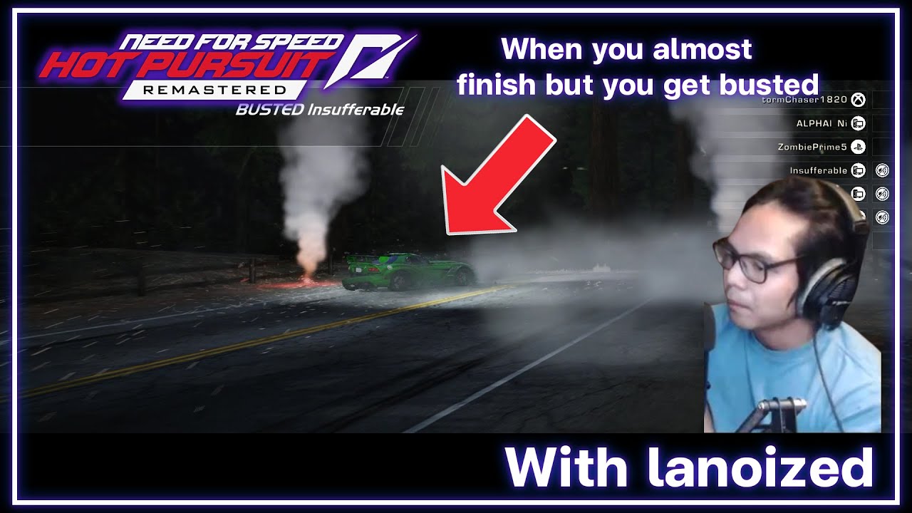 When you finish but you get busted - Need For Speed Hot Pursuit ...