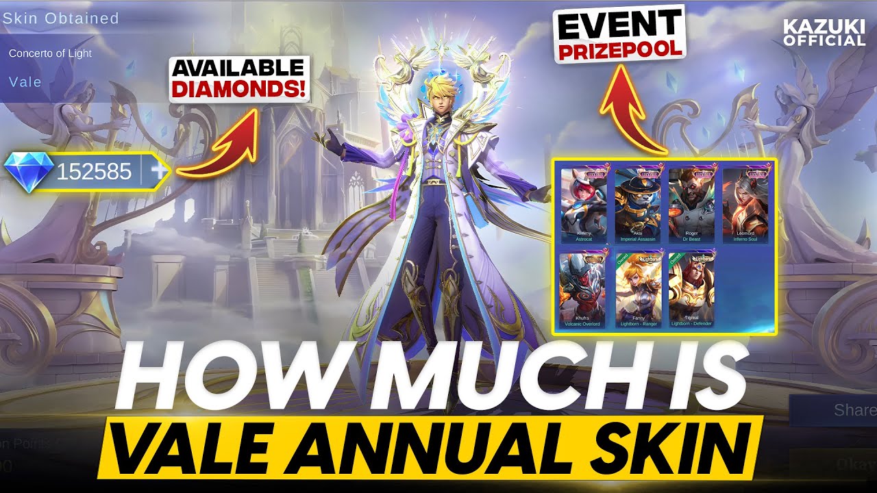 HOW MUCH IS THE VALE ANNUAL STARLIGHT SKIN! | VALE ANNUAL STARLIGHT ...