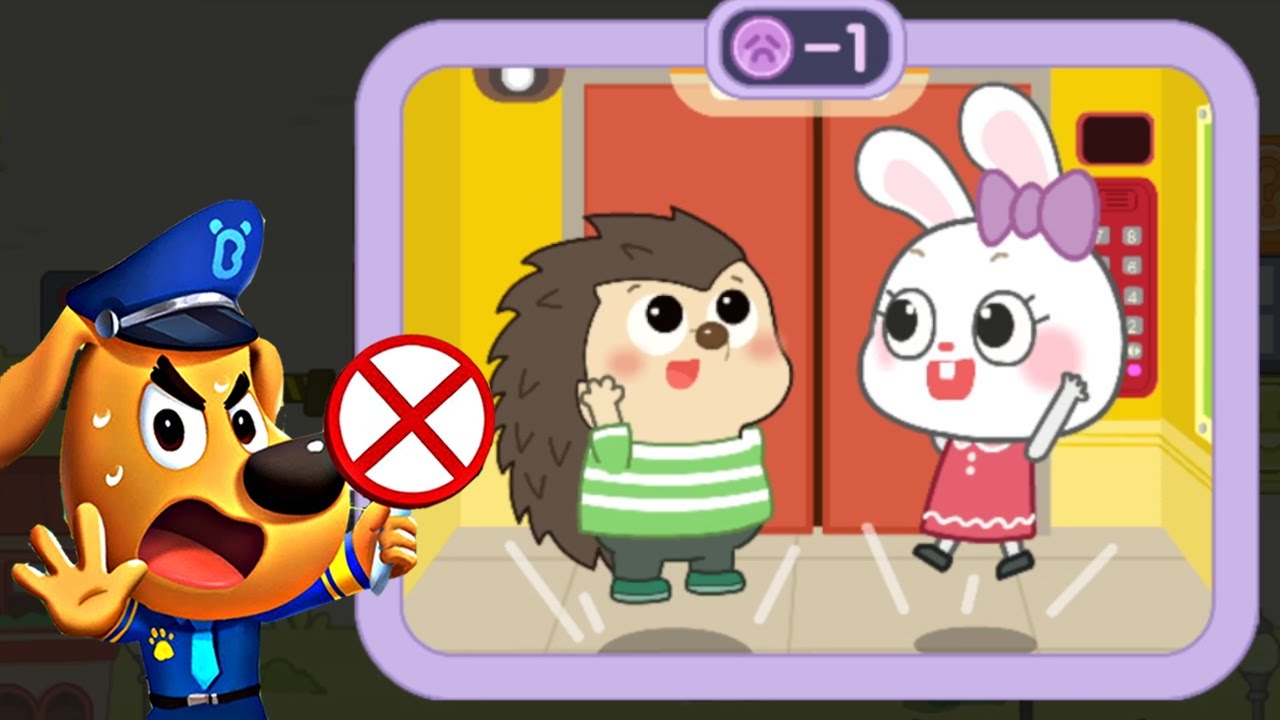 Sheriff Labrador's Safety Tips #32 - Do not Jump in the Elevator ...