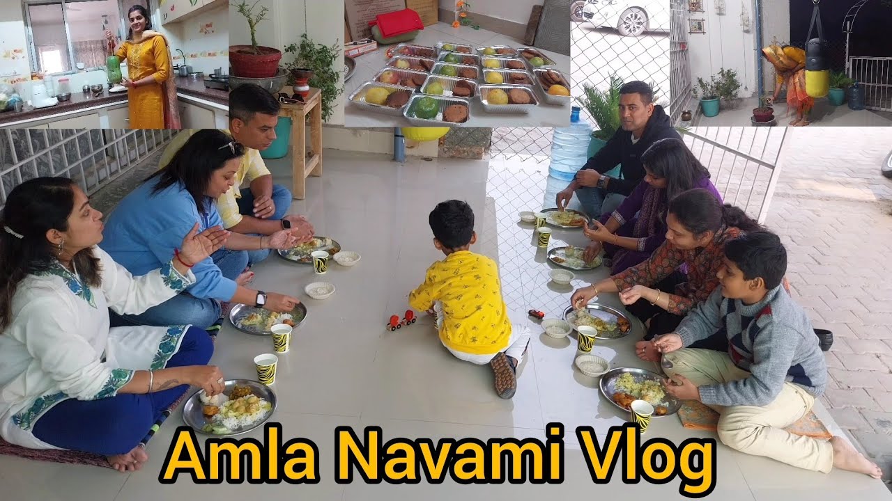 Amla Navami puja || Akshaya Navami vlog || Kartik maas me amla Navami ...