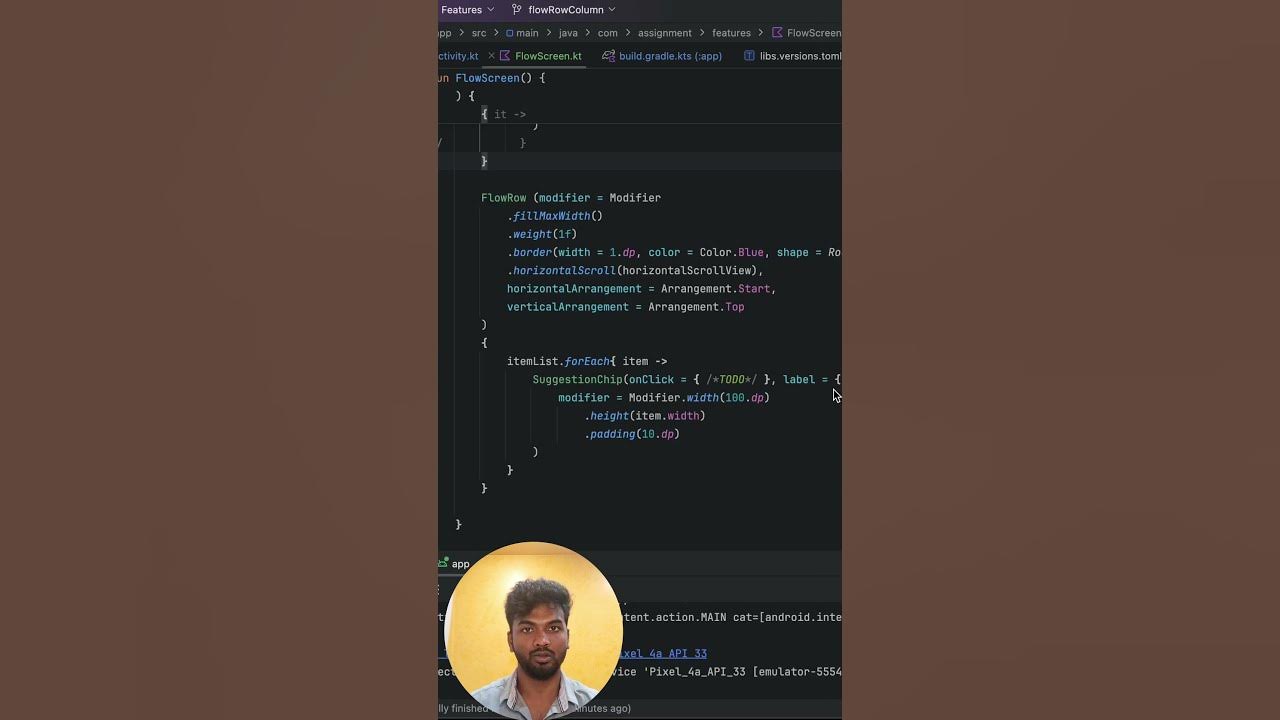 Mastering Flow Rows and Columns in Jetpack Compose 🫡 | Wrapping Items Efficiently in Tamil # ...