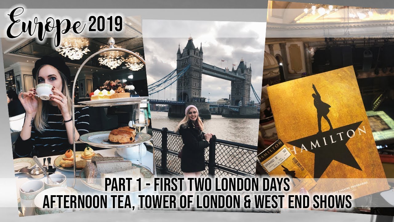 Our First 2 Days in Europe! ️ Afternoon Tea & Tower of London 🇬🇧 - YouTube