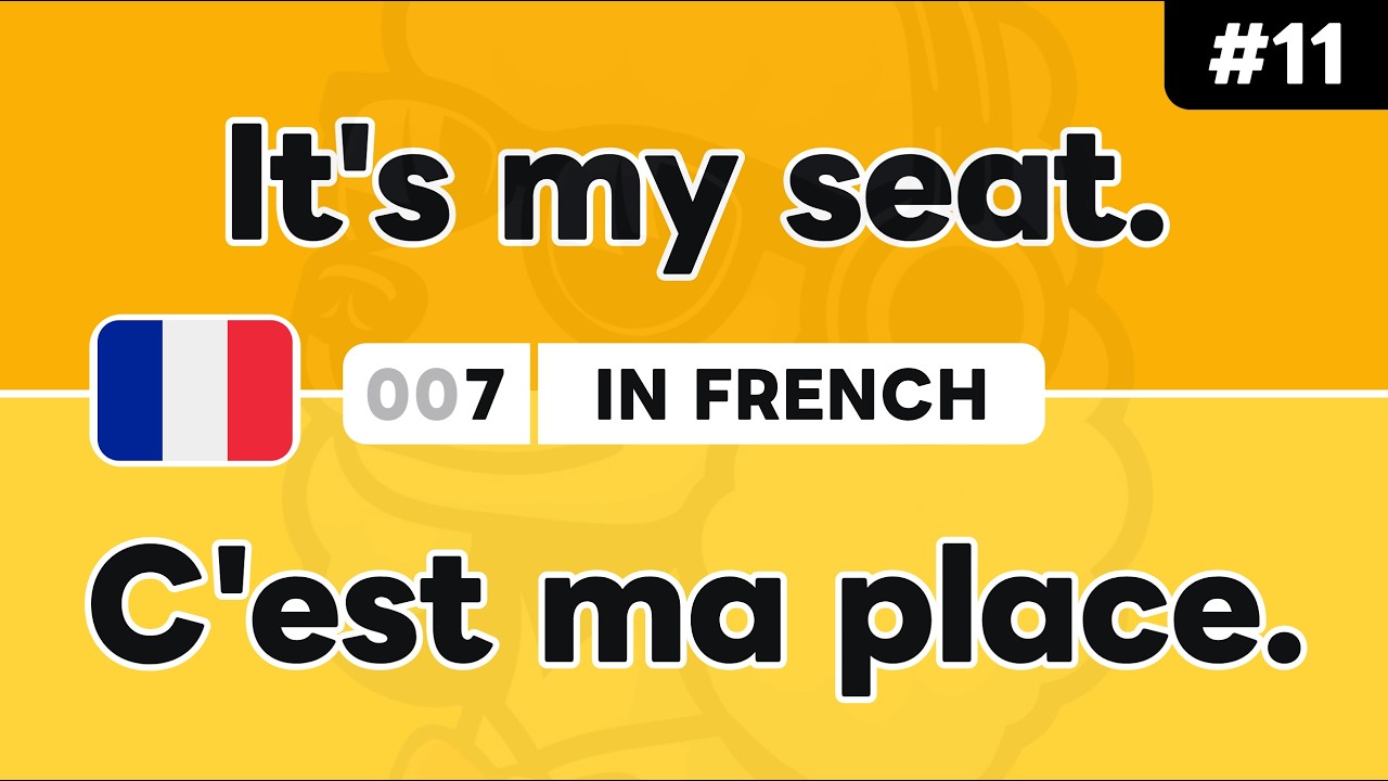 Learn ‘It's my ~’ in French 🇫🇷 Daily Beginner Phrases (Ep. #11) - YouTube