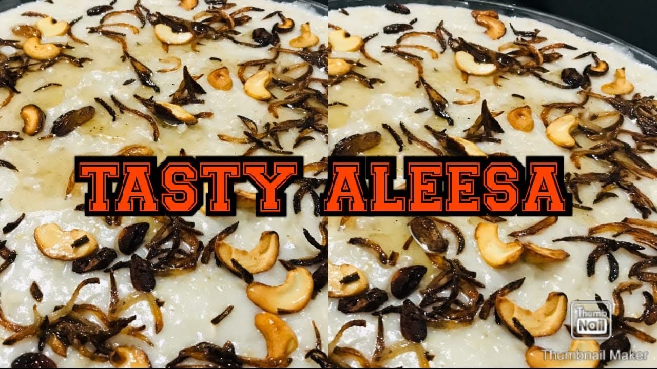 How to make ALEESA // ALSA // HALEEM easy recipe - YouTube