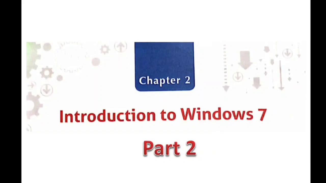 Introduction to windows 7 part 2 - YouTube