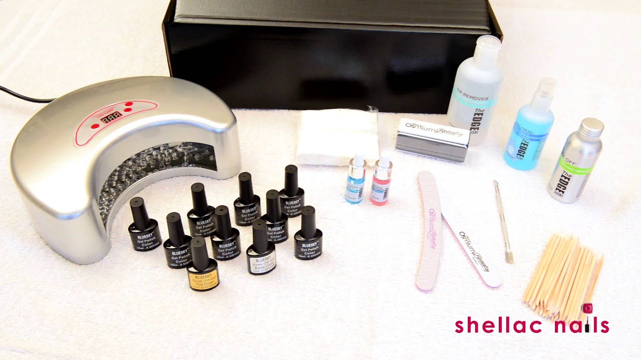 Shellac Nails Ltd - LED Starter Kit Unboxing - YouTube