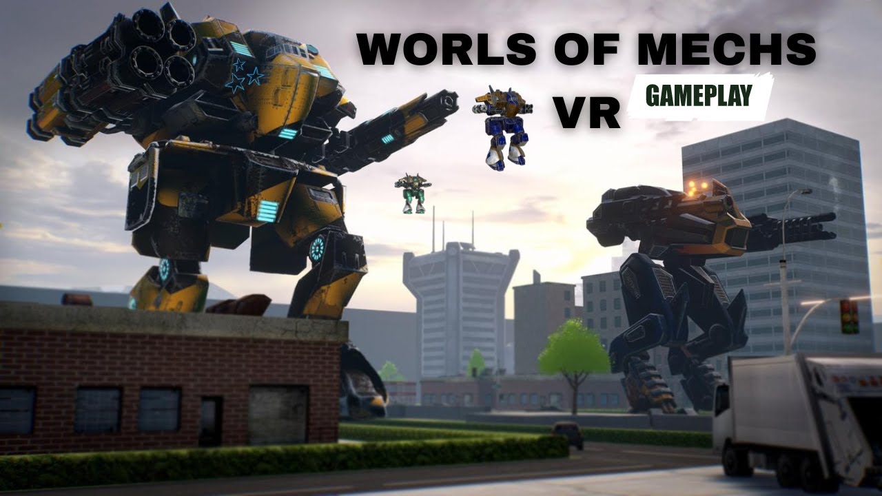 🟦 Ace Pilot 🟦Bluebottles Playing World Of Mechs VR. Quest 3 - YouTube