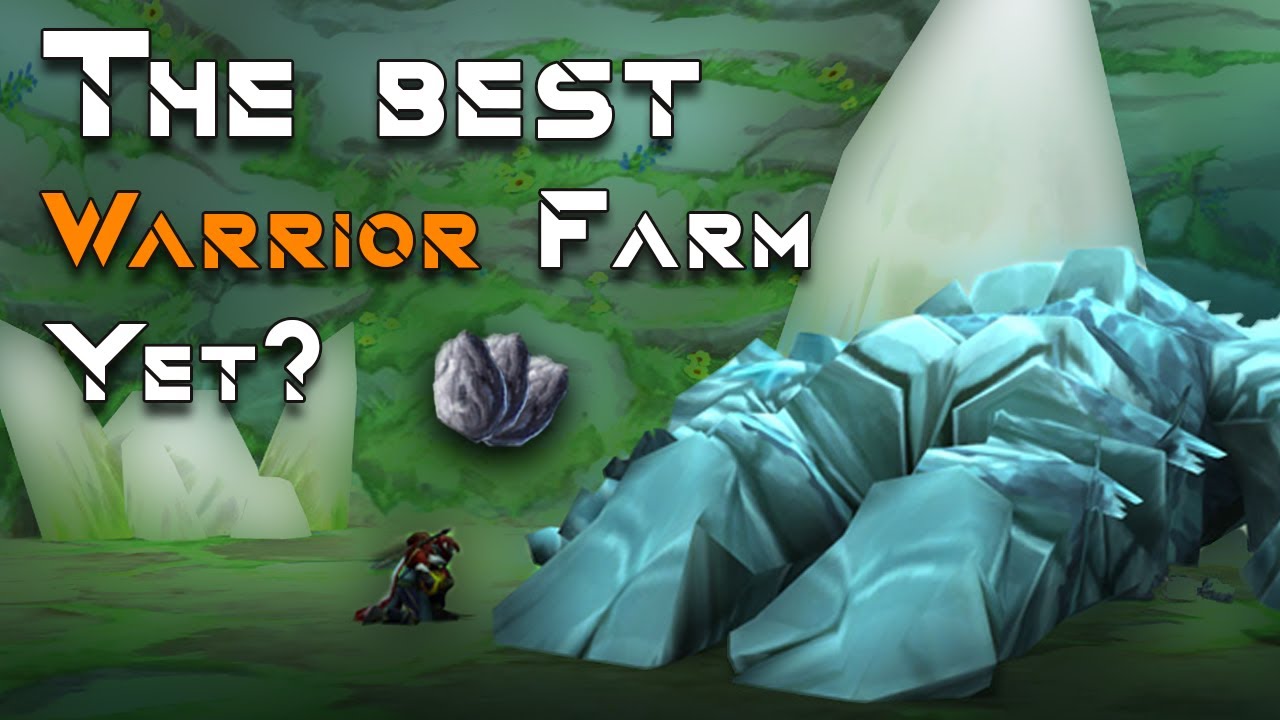 Classic WoW Warrior Landslide farm - elemental earth - YouTube