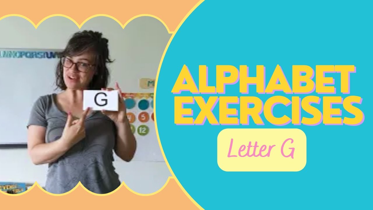 Alphabet Exercises - Gg - YouTube