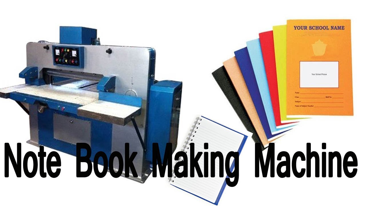 NOTE BOOK MAKING MACHINE । कपी बनाउने मेसीन - YouTube
