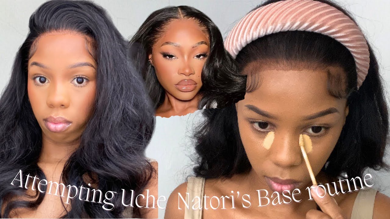 Trying Uche Natori's Signature Base Routine + Makeup | South African ...
