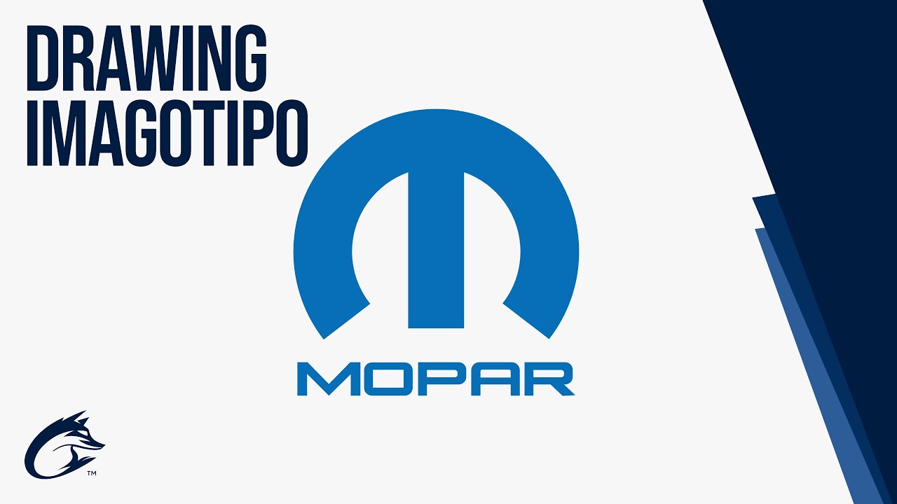 Remaking Imagotipo Mopar Raster to Vector Image - YouTube