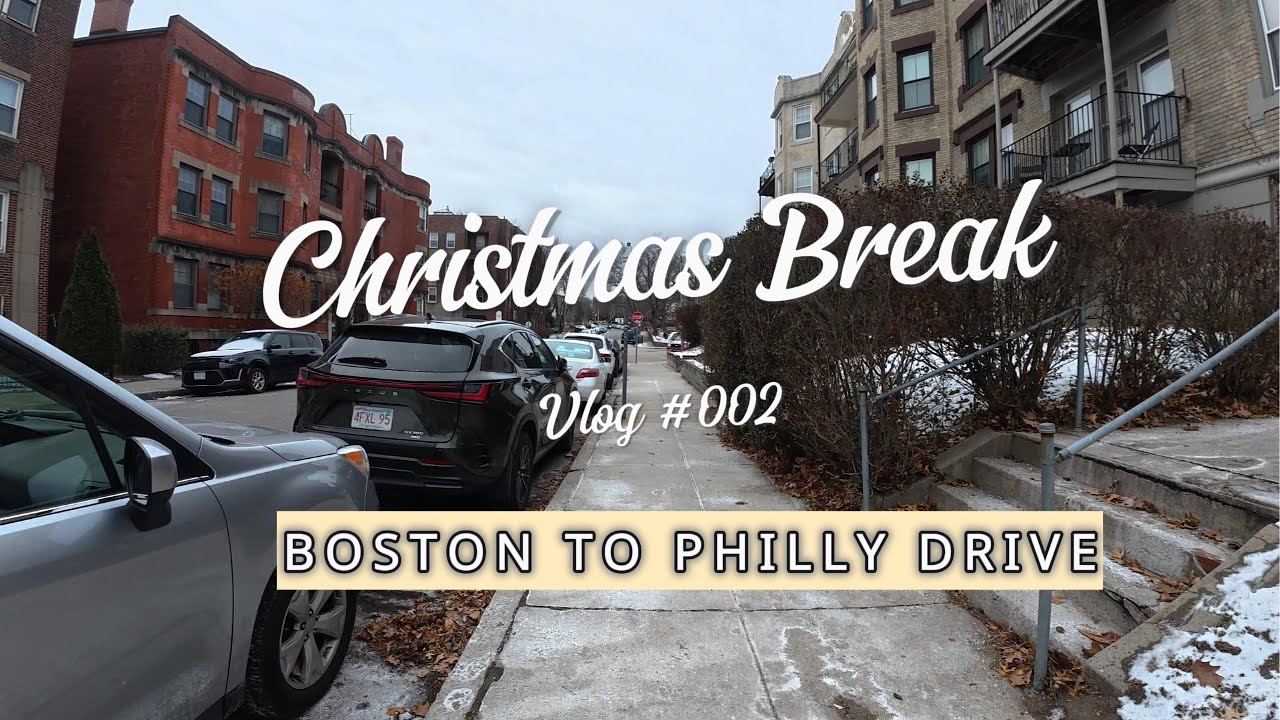 Boston to Philadelphia Drive | Road Trip Vlog | Winter Travel USA - YouTube