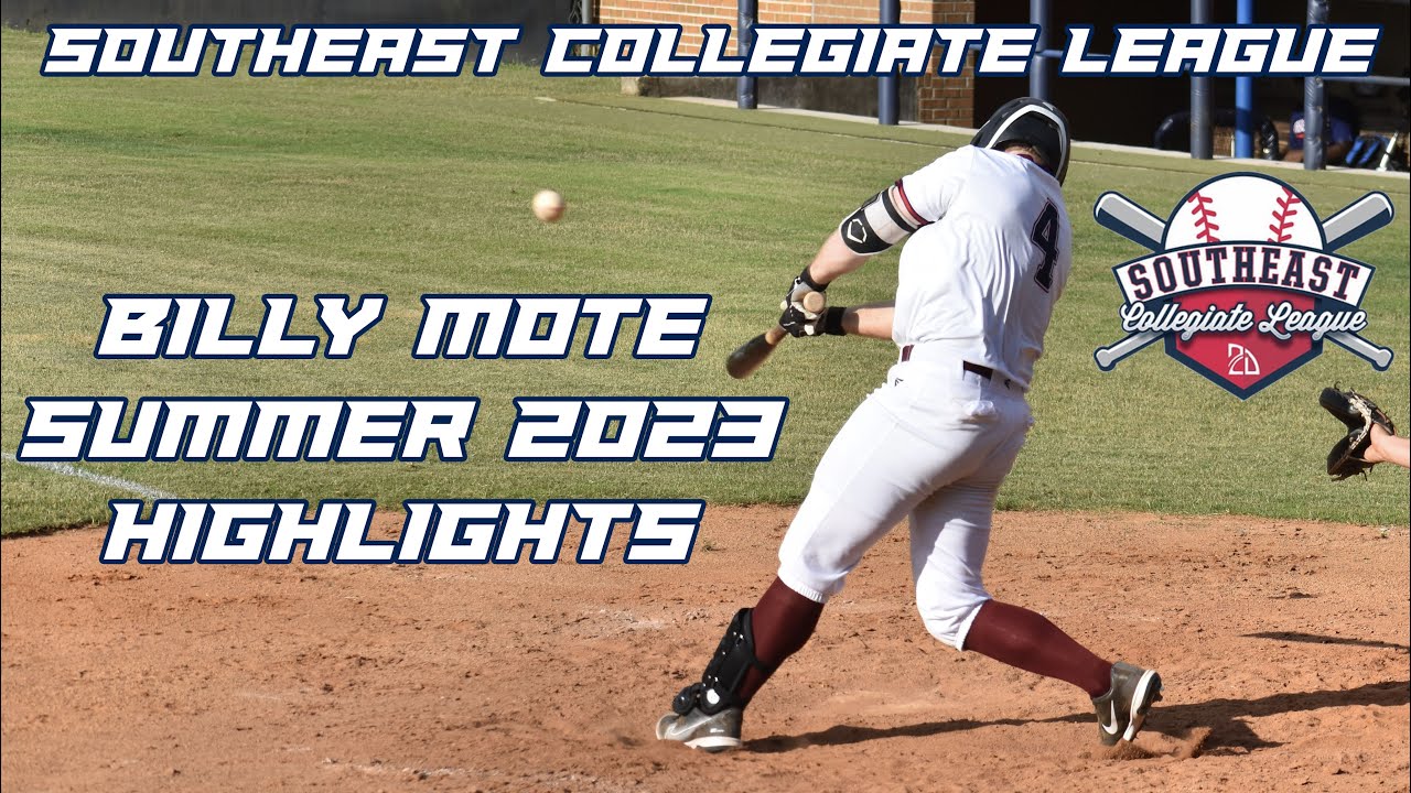 Billy Mote - Southeast Collegiate League (SECL) 2023 Highlights - YouTube