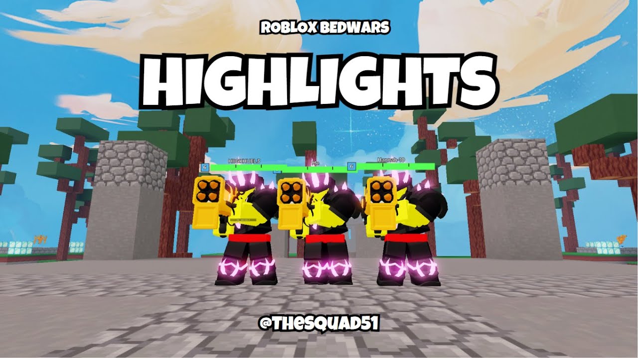 Insane Roblox Bedwars Highlights (sry for the bad quality) - YouTube