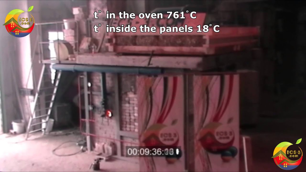 Rainbow by ECS-3.COM: the fire test of fire spreading of straw panels ...