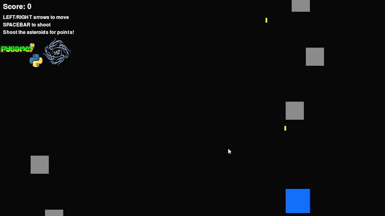 Python Game Tutorial #3: Shooting System & Scoring | Build a Space Shooter in Pygame - YouTube