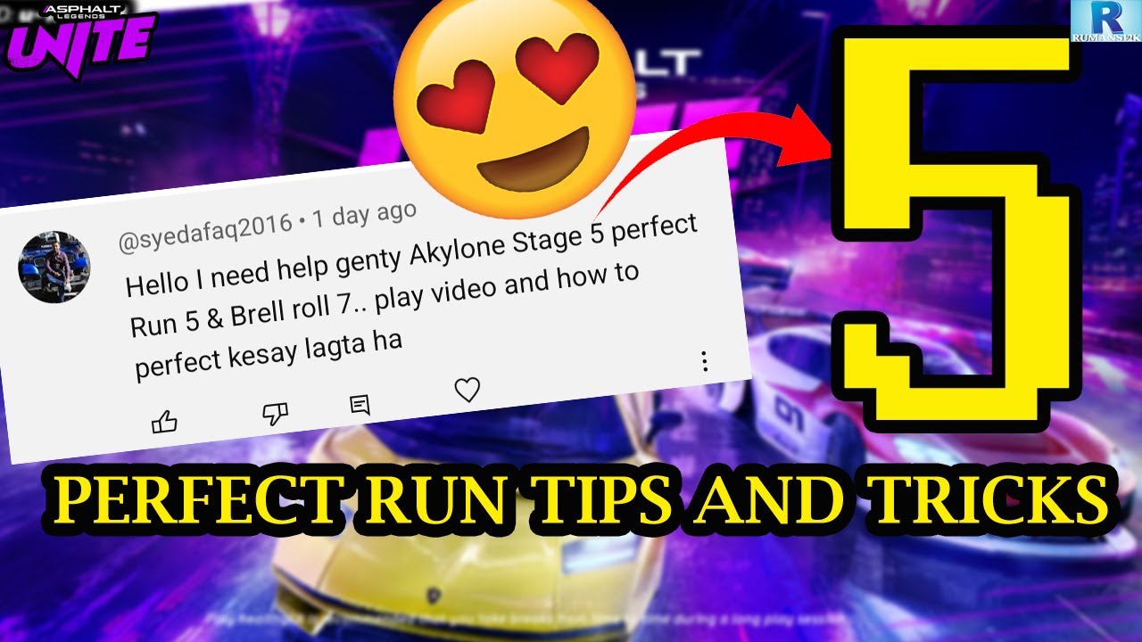 ASPHALT UNITE PERFECT RUN TIPS AND TRICKS | ASPHALT UNITE NEW TRICKS ...
