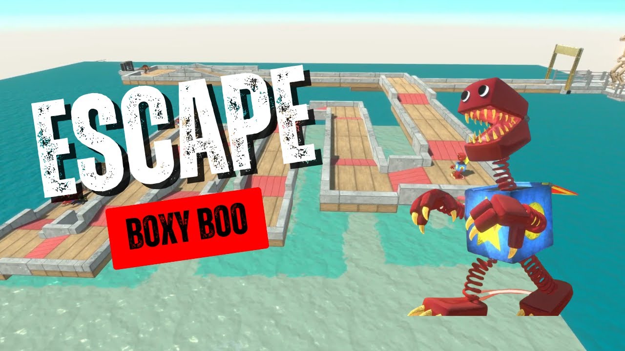 ESCAPE Boxy Boo’s Deadly Trap! - Animal Revolt Battle Simulator - YouTube