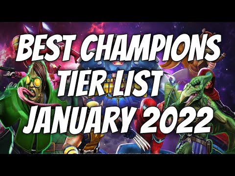 MCOC Tier List January 2022 | Best Champions | Marvel Contest of ...