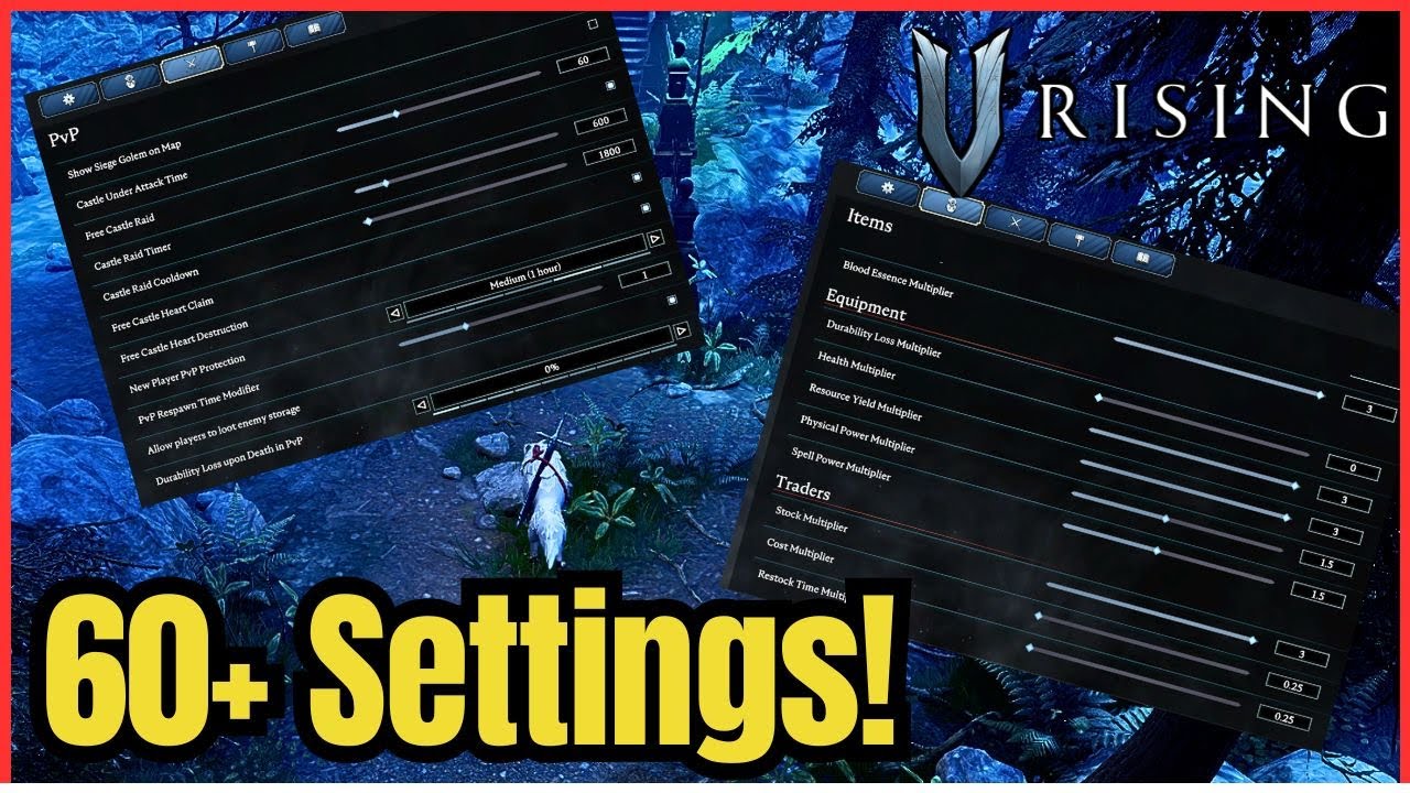 V Rising Advanced Settings Guide - YouTube
