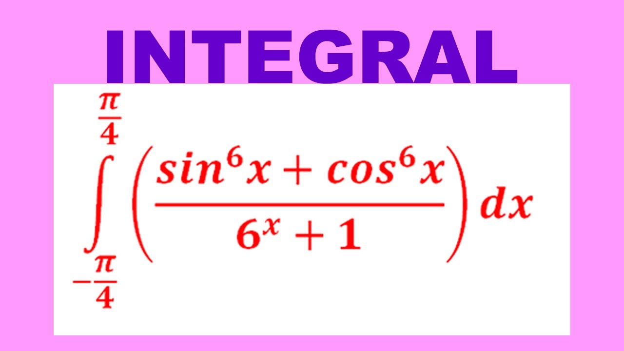 Integral function of exercise - YouTube