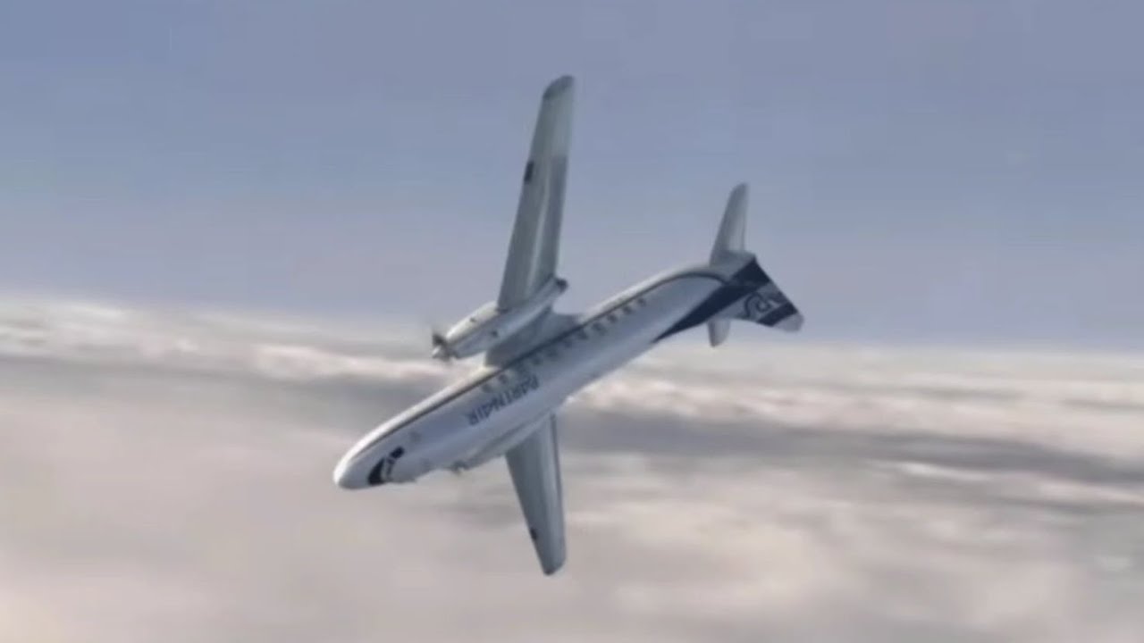 Partnair Flight 394 - Crash Animation - YouTube