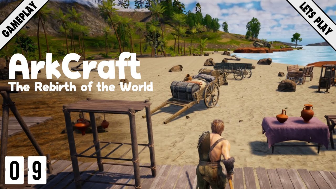 ArkCraft: The Rebirth of the World - Zum Hafen Händler und Baustelle | Gameplay Let's Play - YouTube