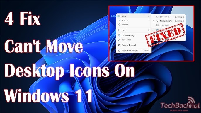 My Desktop Icons Keep Rearranging