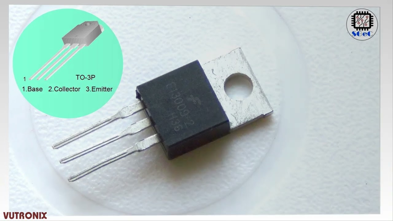 [SGeC] NPN Silicon Transistor E13009 2 - YouTube