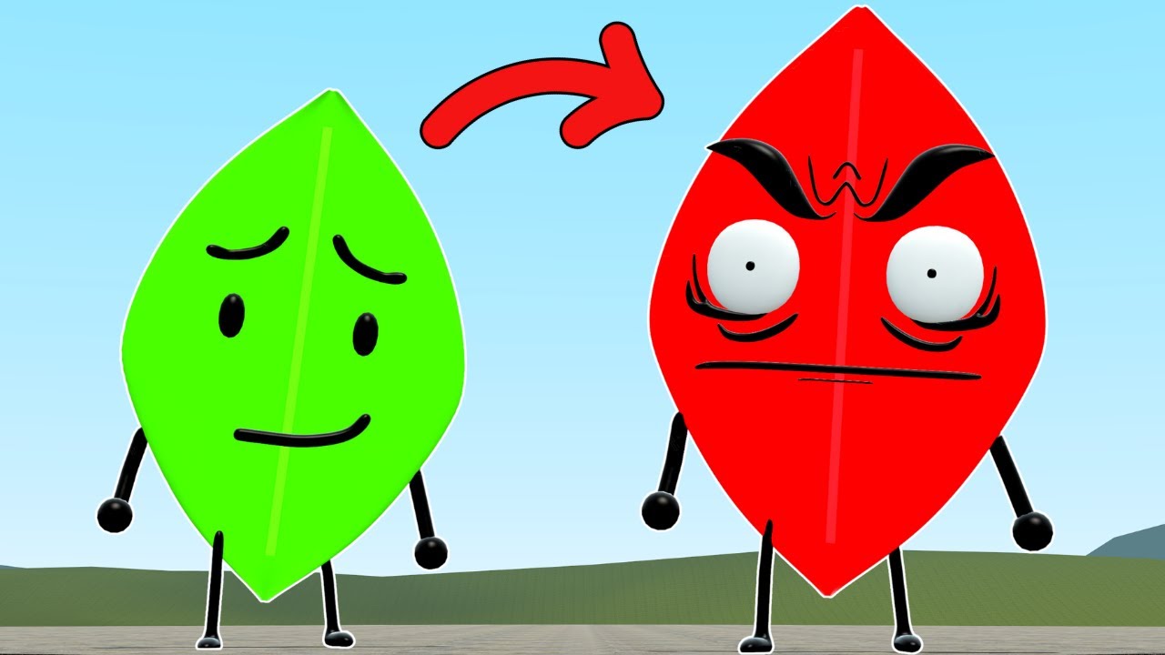 New Evil Leafy Battle For Dream Island In Garry's Mod - YouTube