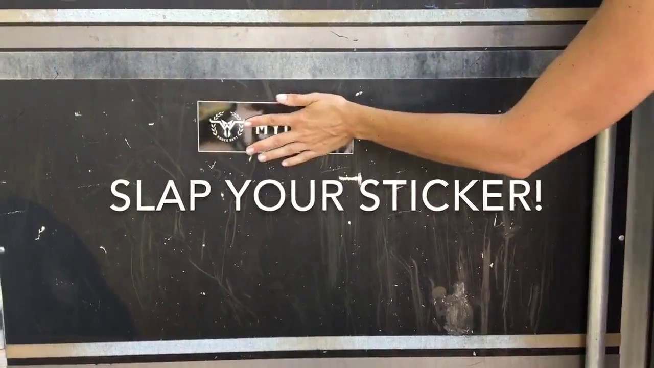 Slap Your Sticker - YouTube