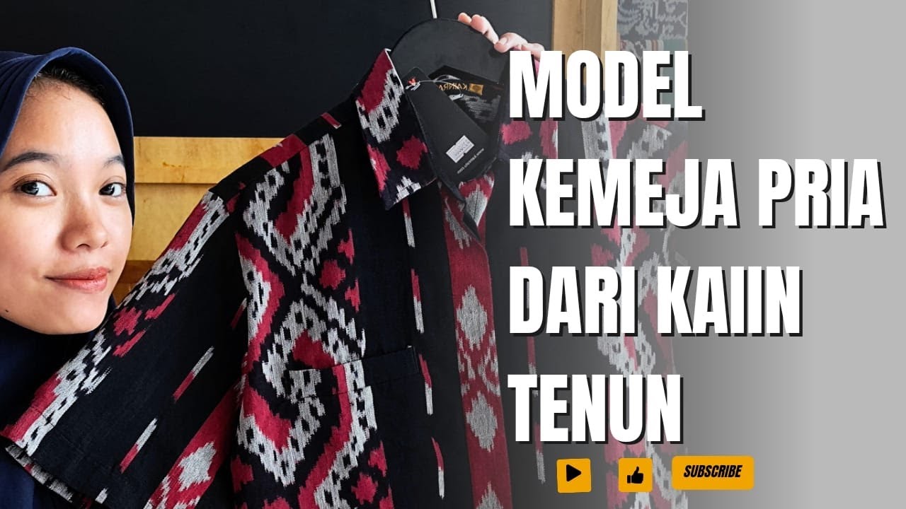 Model Kemeja Pria Dari Kain Tenun | 085877821413 - YouTube