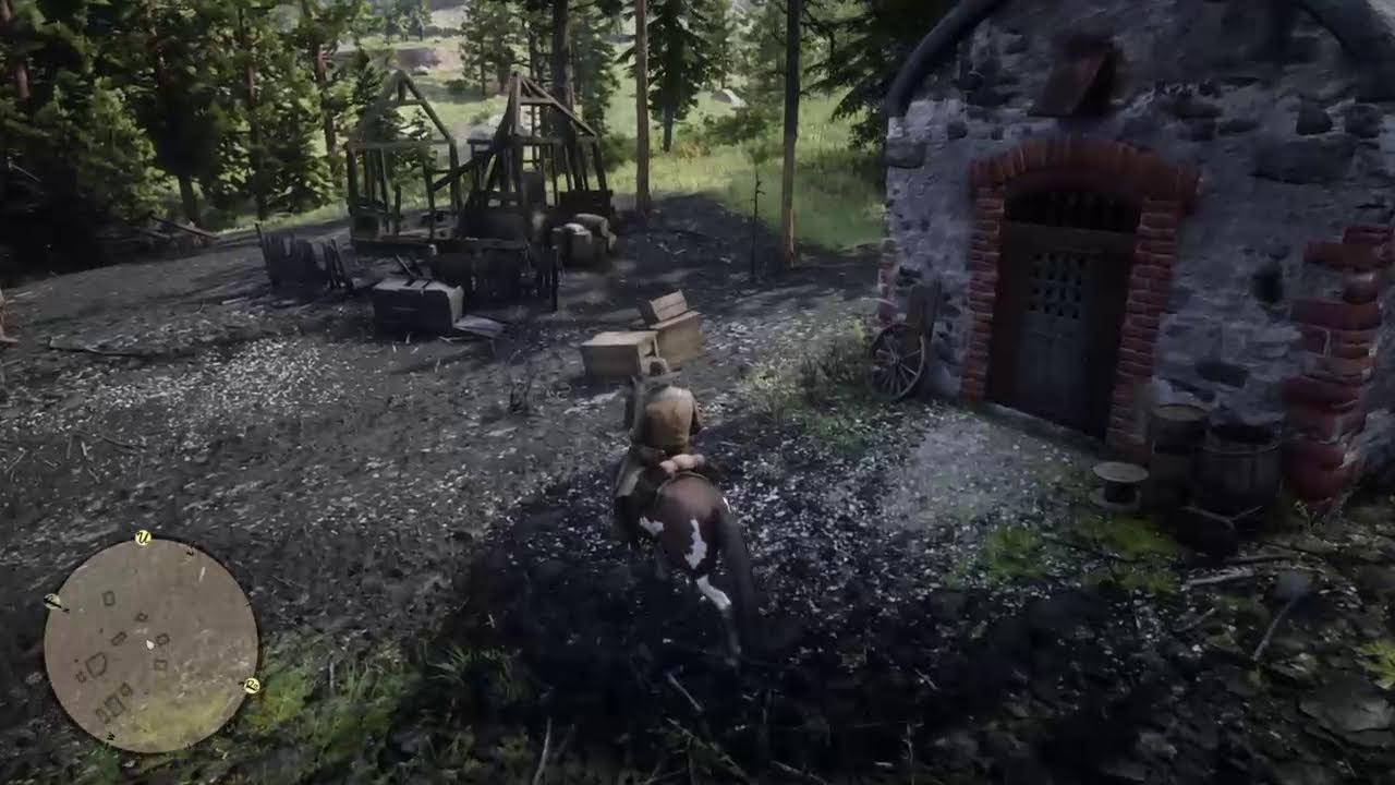 Red Dead Redemption 2:Limpany gold location - YouTube