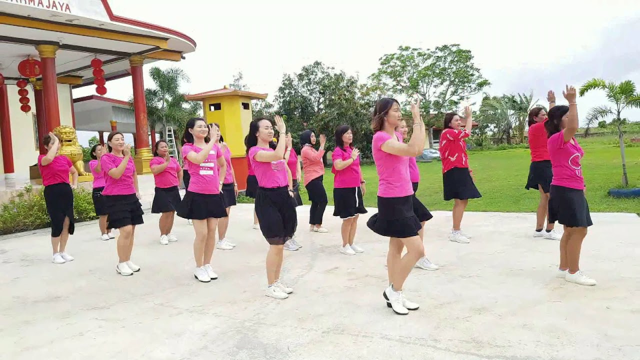 Chinese New Year 2019/Line Dance/GDC Merauke - YouTube