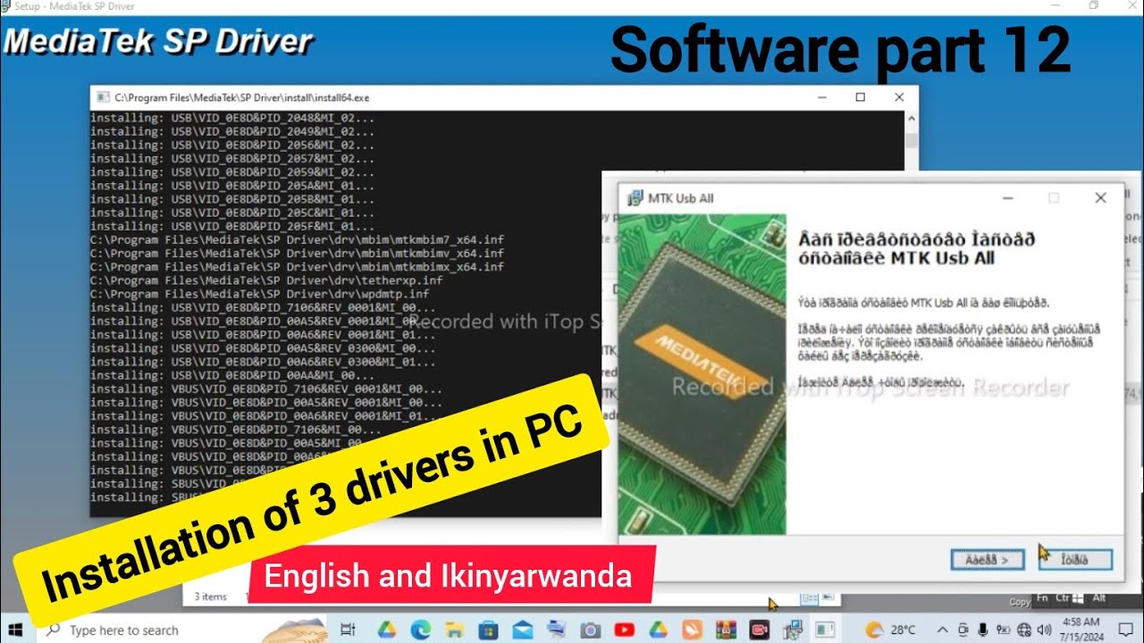 software part 12 how to install 3 Mtk drivers in PC#gushyiramo driver ...