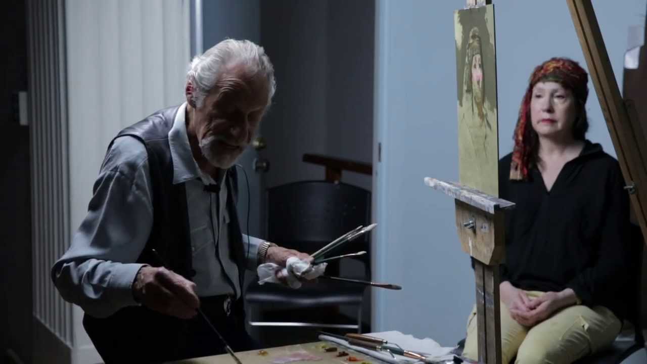 David A Leffel Portrait Painting at USC - YouTube