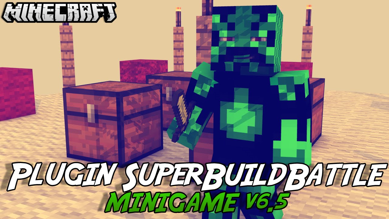 Minecraft Plugin Tutorial SuperBuildBattle - v6.5 - MINIGAME - YouTube